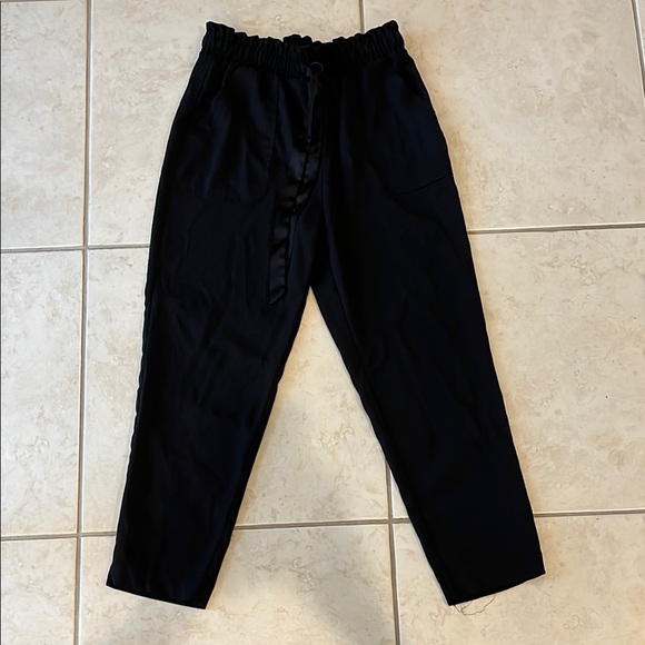Zara | Pants | Mens Black Drawstring Pants | Poshmark